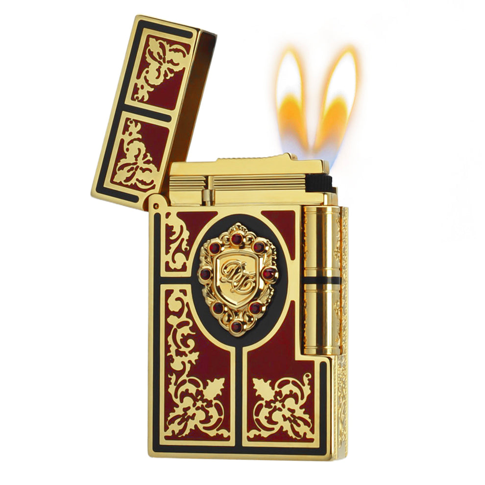 Double Flame S.T. Dupont vintage lighter Second Empire Ruby Edition ...